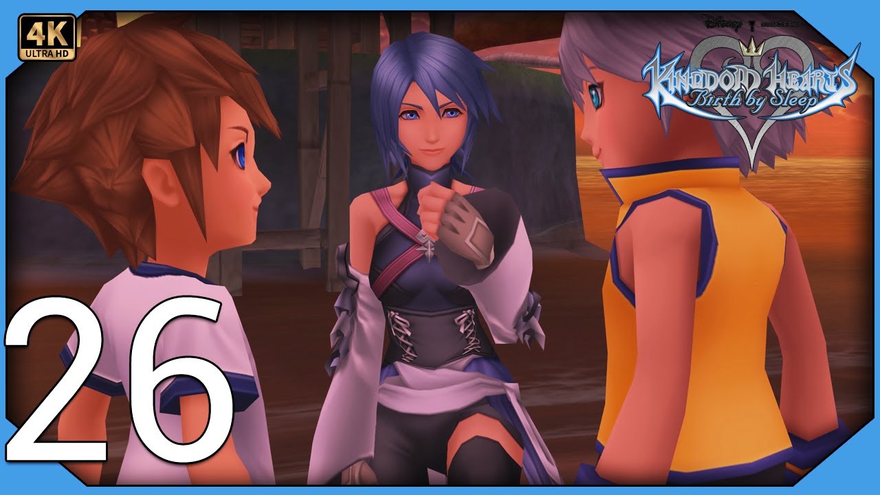 Kingdom Hearts - Aqua meets Young Sora and Young Riku (4K) - BbS part ...