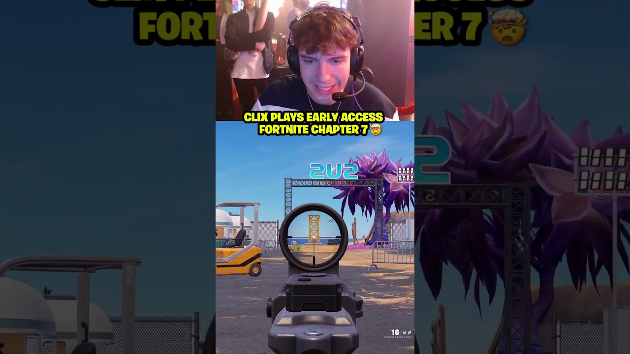 Clix plays EARLY ACCESS Fortnite Chapter 7 🤯 Realtime YouTube Live View ...