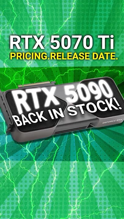 ⚡⚡⚡RTX 5070 Ti, RTX 5070 Pricing, release date, performance - RTX 5090 ...