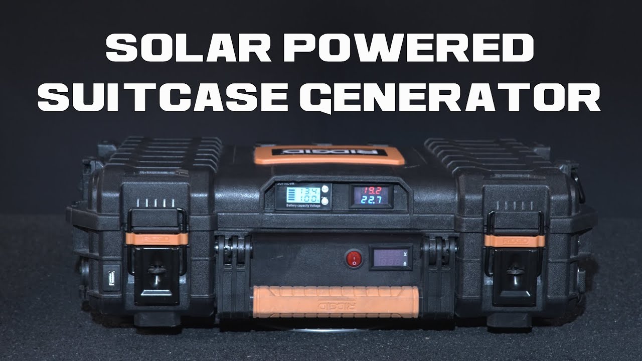DIY Solar Power Pack. With Dual Charging. - YouTube