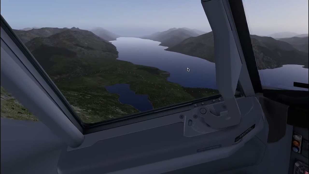 [X-Plane] IXEG 737 Queenstown NZQN approach and crosswind landing - YouTube
