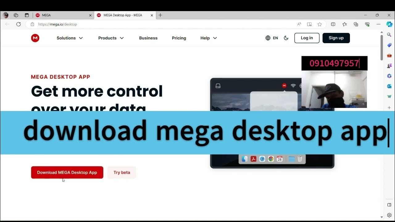 download mega desktop app - YouTube