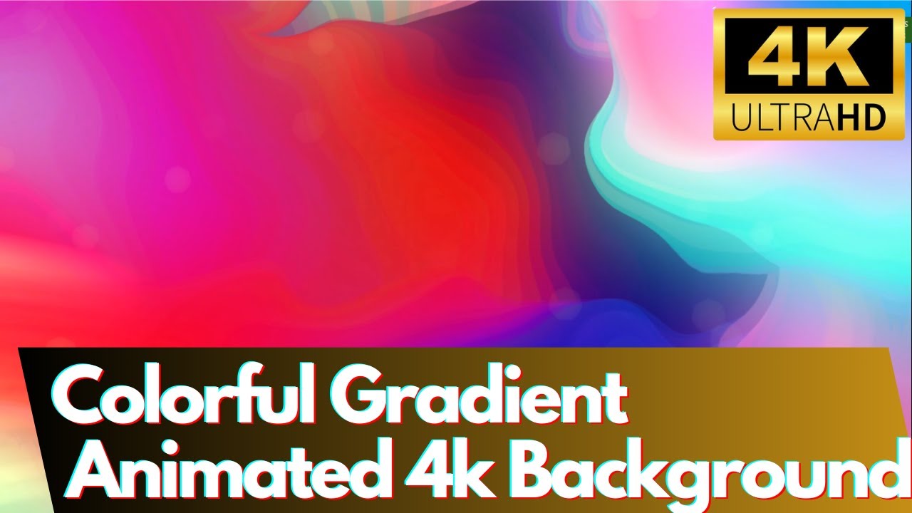 Mesmerizing Colorful Gradient Animated 4K Background Wallpaper for Your ...