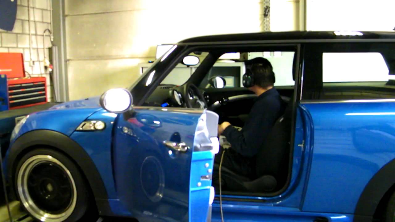 Mini Cooper S R56 automatic dyno part 2 - YouTube