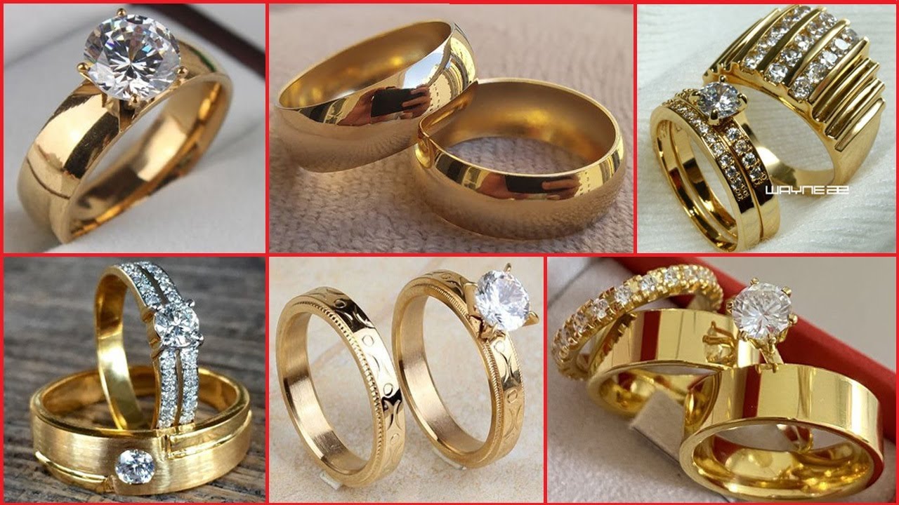 Beautiful Gold Engagement Rings Designs | Latest Engagement Rings For ...