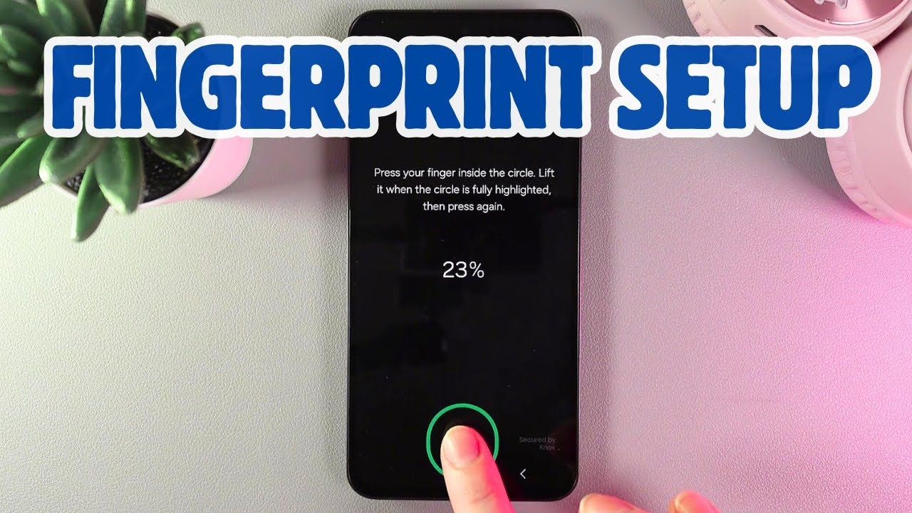 How to Set Up Fingerprint Scanner on Samsung Galaxy S24 FE - YouTube