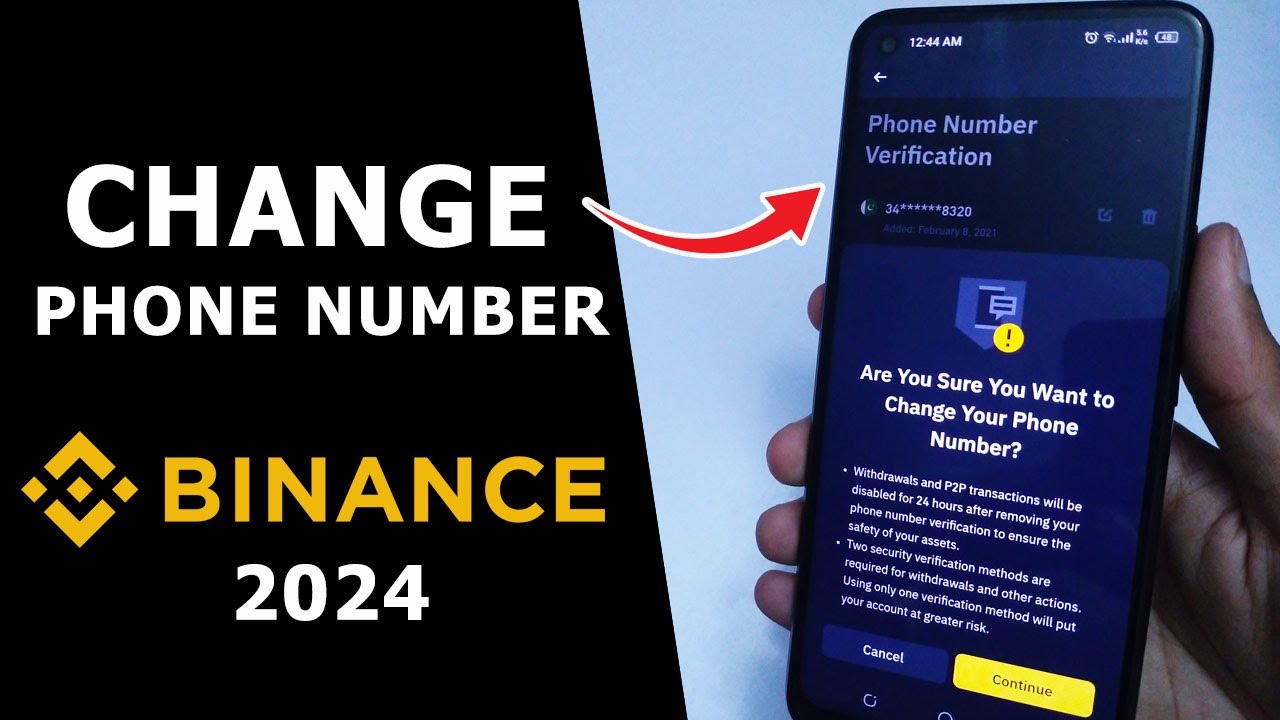 How to Change Phone Number on Binance App 2024 | Remove Old Mobile ...