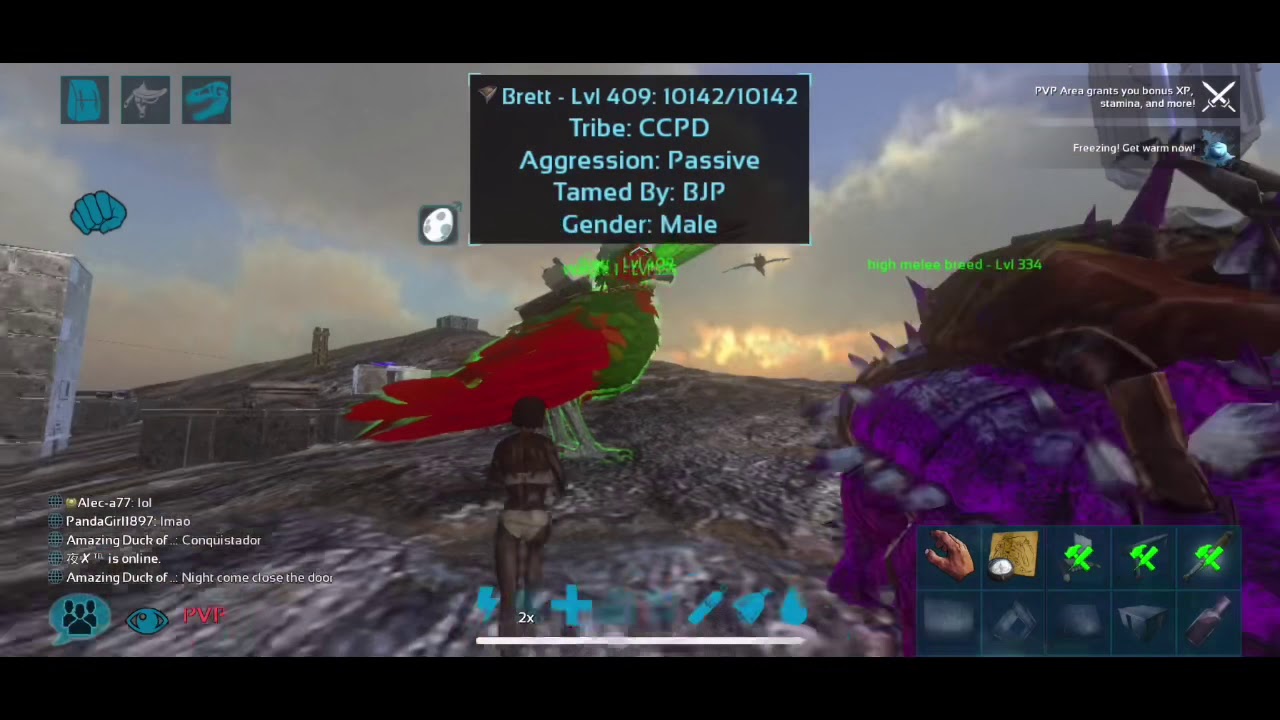 Ark mobile Defending fob PvP - YouTube