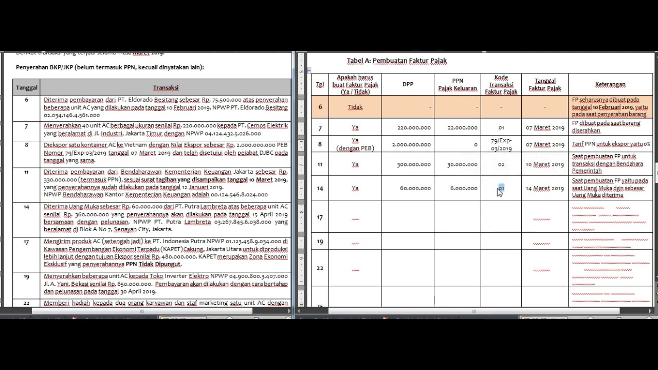 10. Simulasi Penghitungan PPN Kurang Bayar (Lebih Bayar) - YouTube