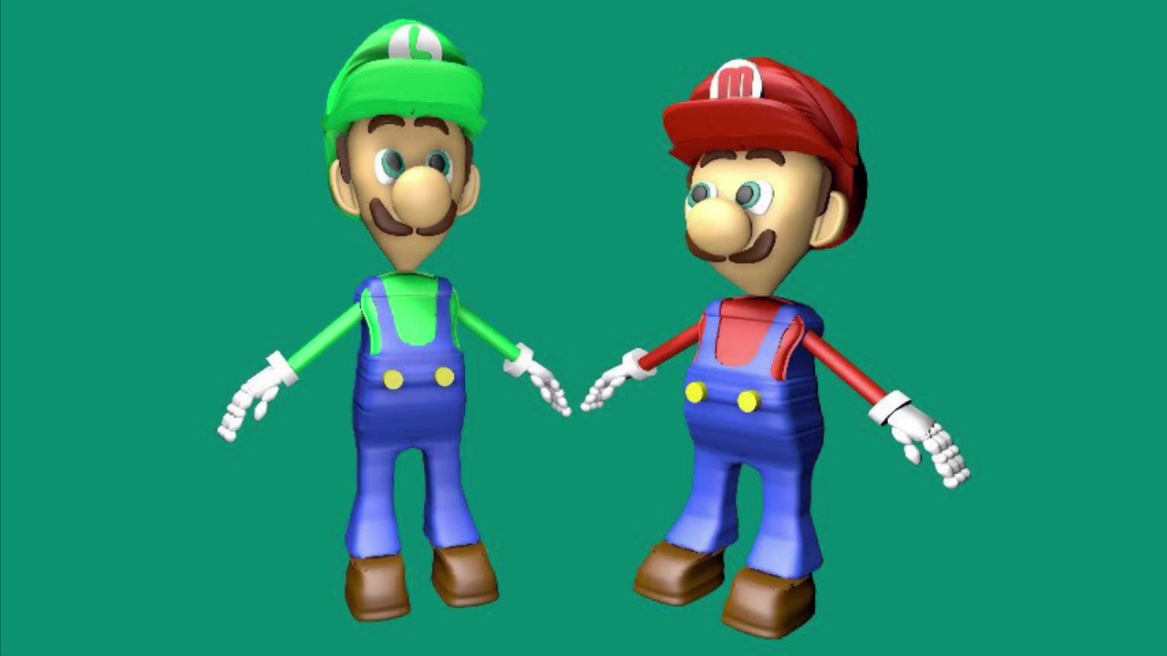 3D Mario and Luigi characters I’m modeling with Cinema 4D - YouTube