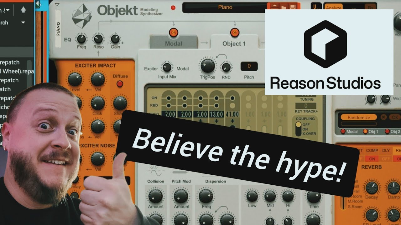 Objekt Modeling Synthesizer First Test and Reaction | Reason Studios ...