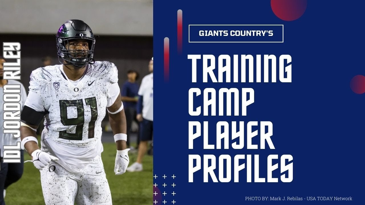 New York Giants 90-man Roster Preview: IDL Jordon Riley - YouTube