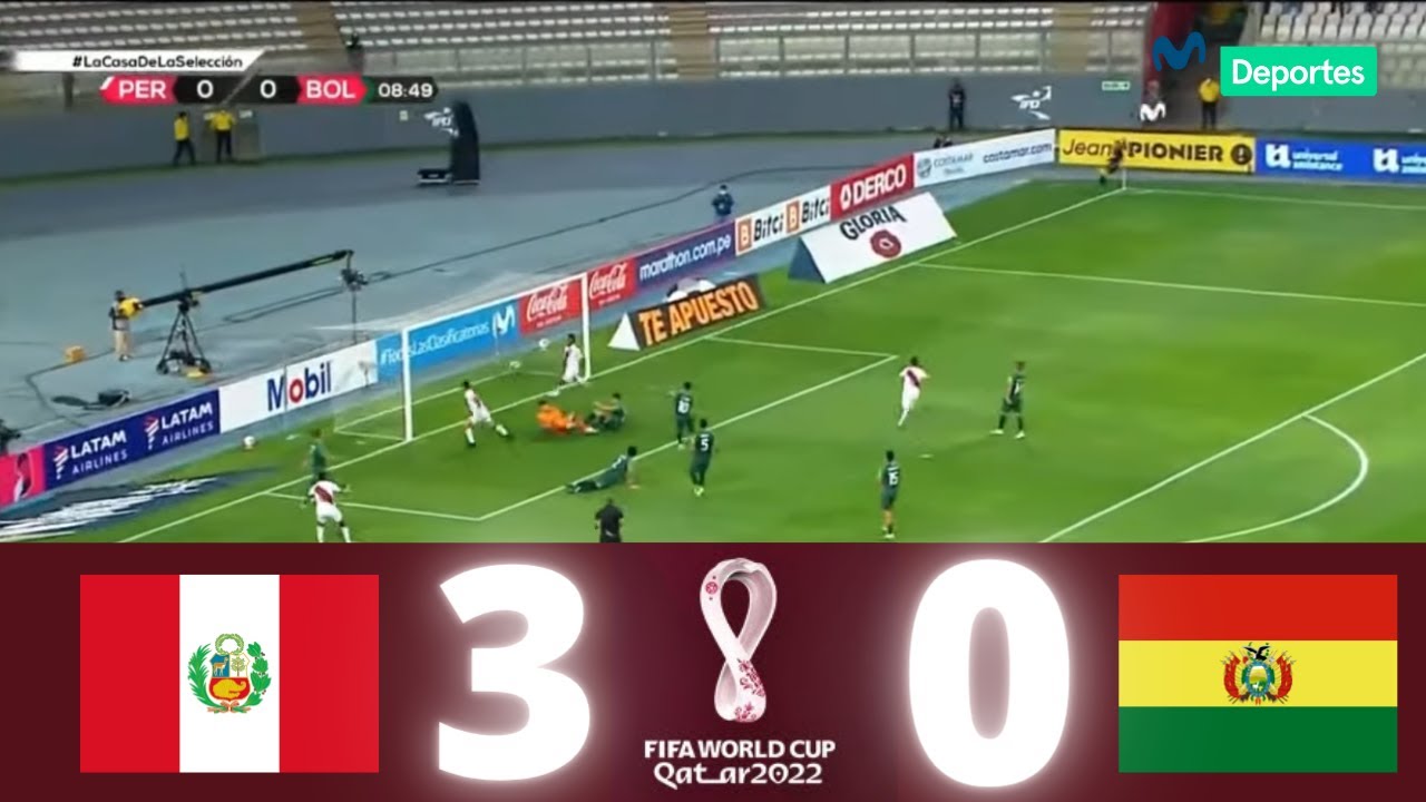 Peru vs. Bolivia [3-0] | Eliminatorias Qatar 2022 - CONMEBOL | Partido ...