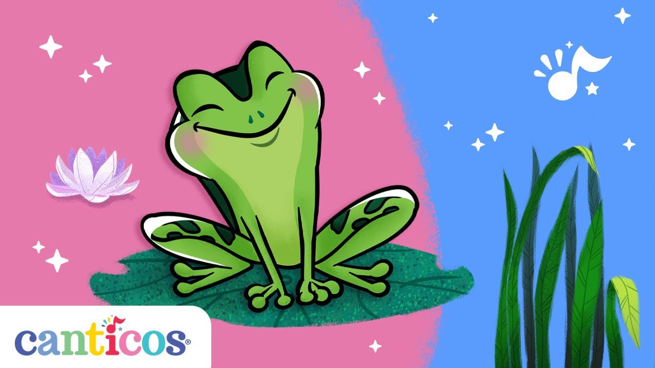 Canticos | Cucu Cantaba la rana / The Froggy Song | Aprende inglés ...
