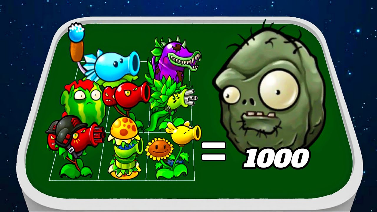 PVZ Fusion MOD (Game 01) Merge Plants vs. Zombies Evolution Gameplay ...