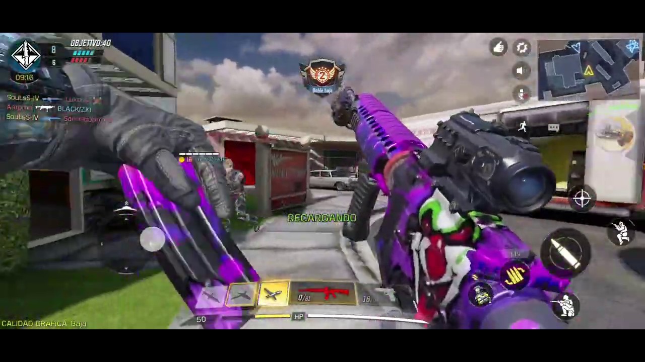 JUGANDO CON M16 EVIL CLOWN | COD MOBILE - YouTube