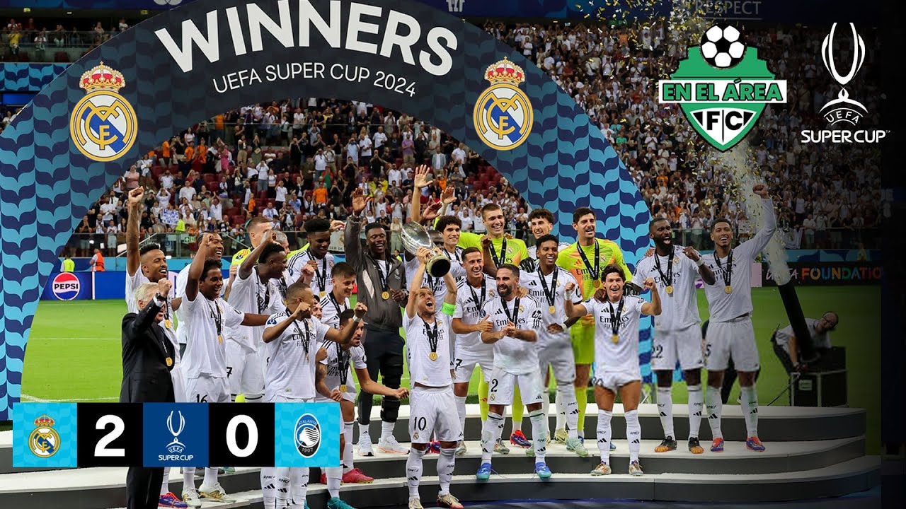 🔴En Vivo │ ⚫ REAL MADRID campeón de la 🏆 Supercopa Uefa 2024 - YouTube