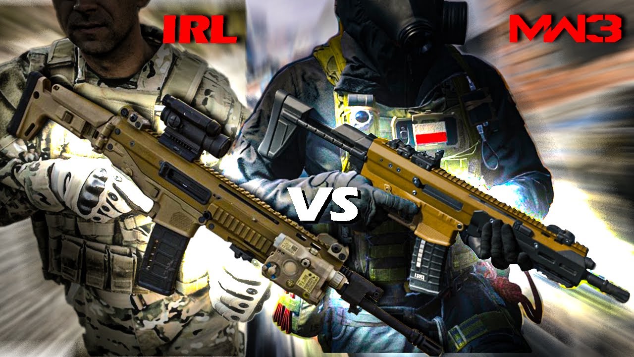 Call of Duty Guns Vs The Real Thing - YouTube