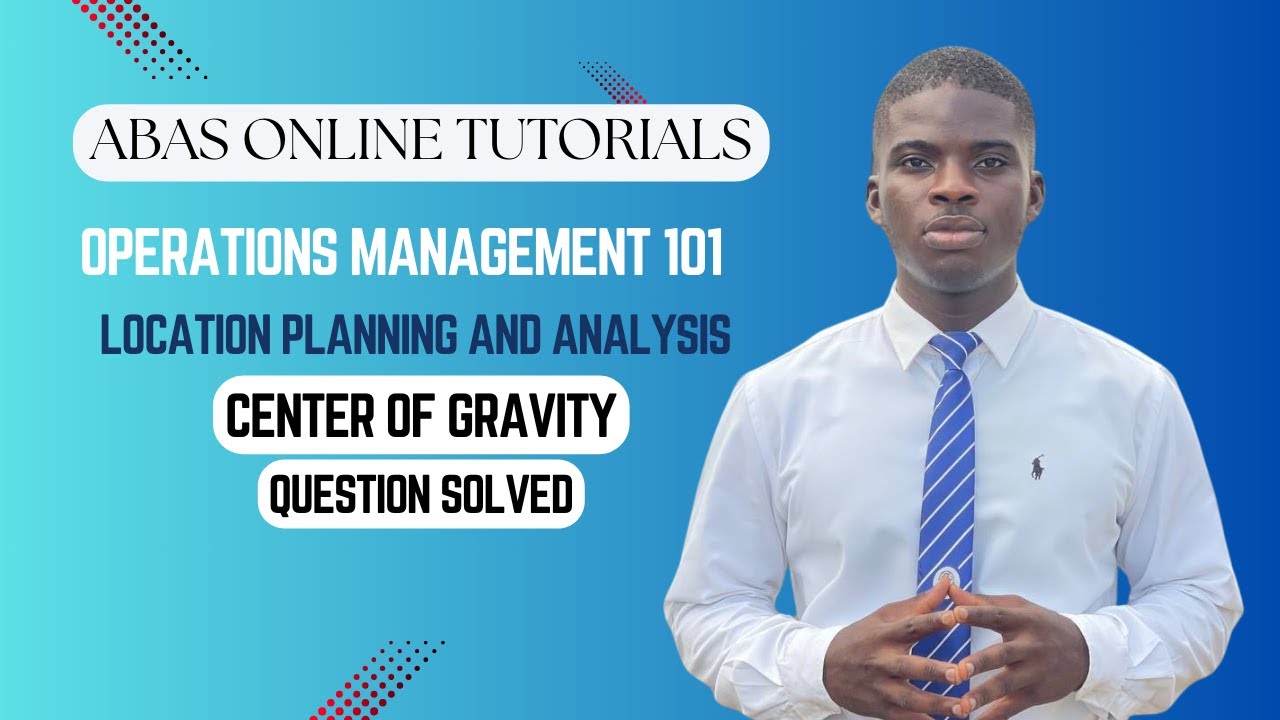 Center of Gravity - Location Planning and Analysis - YouTube