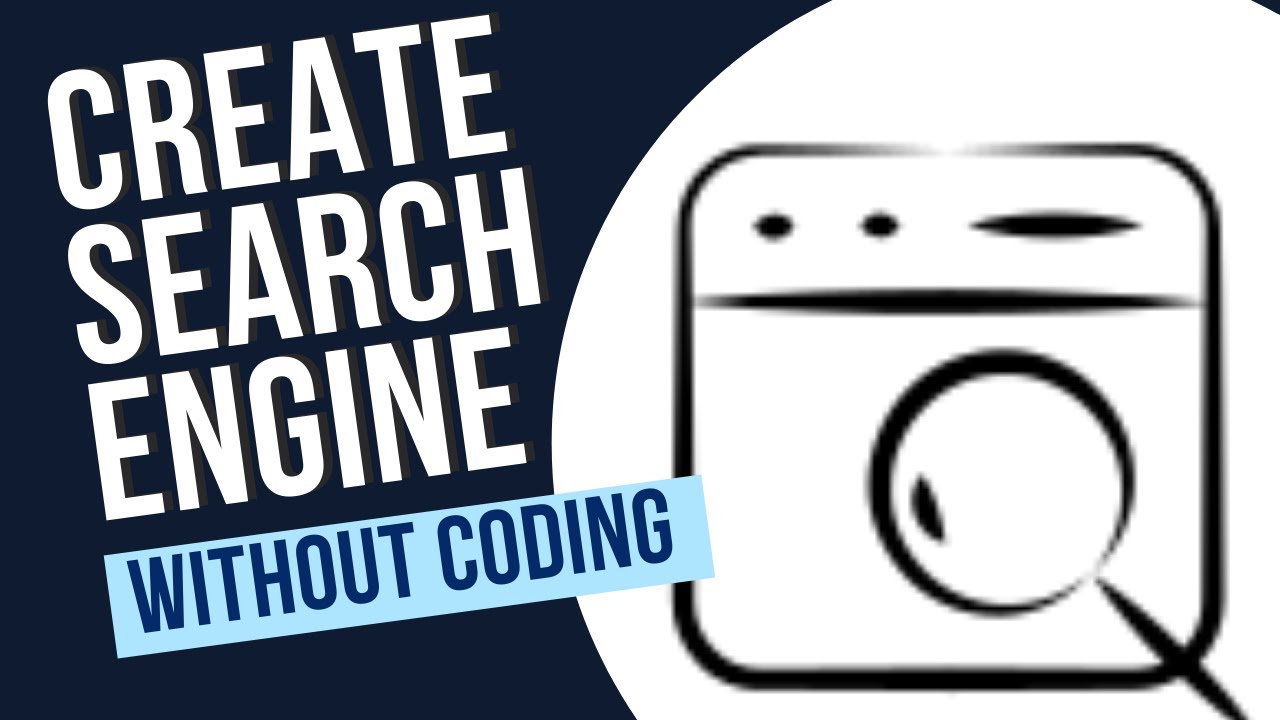 How to create a search engine for free no coding needed - YouTube