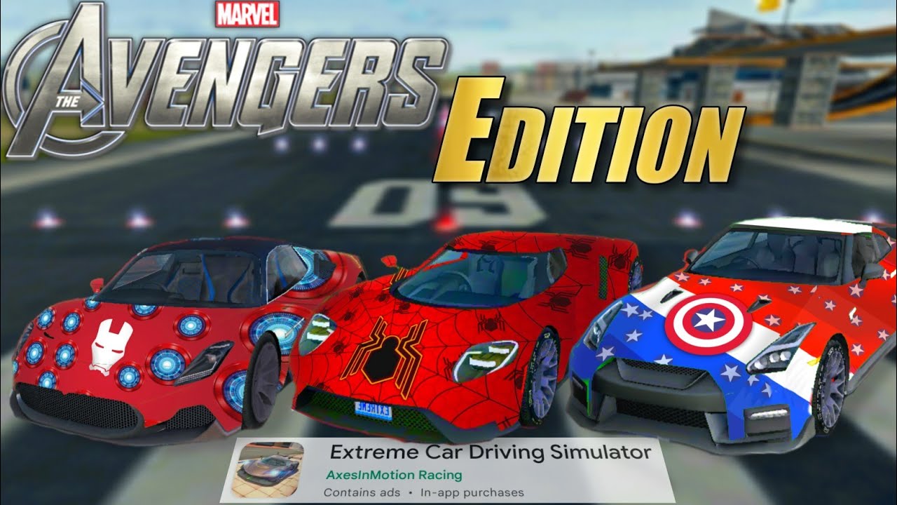 Extreme Car Driving Simulator || AVENGERS EDITION 🤯 - YouTube