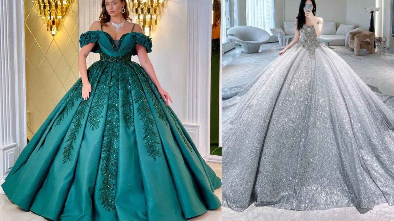 Latest fairy tale ball gown frock 2025/New barbie doll dresses design# ...