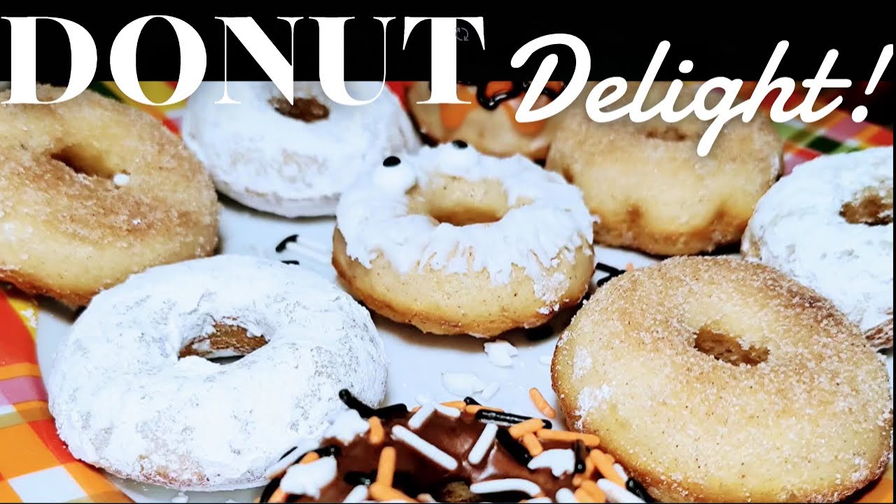 DELICIOUS 8 Minute Baked Mini Donuts Recipe | No Yeast No Frying ...