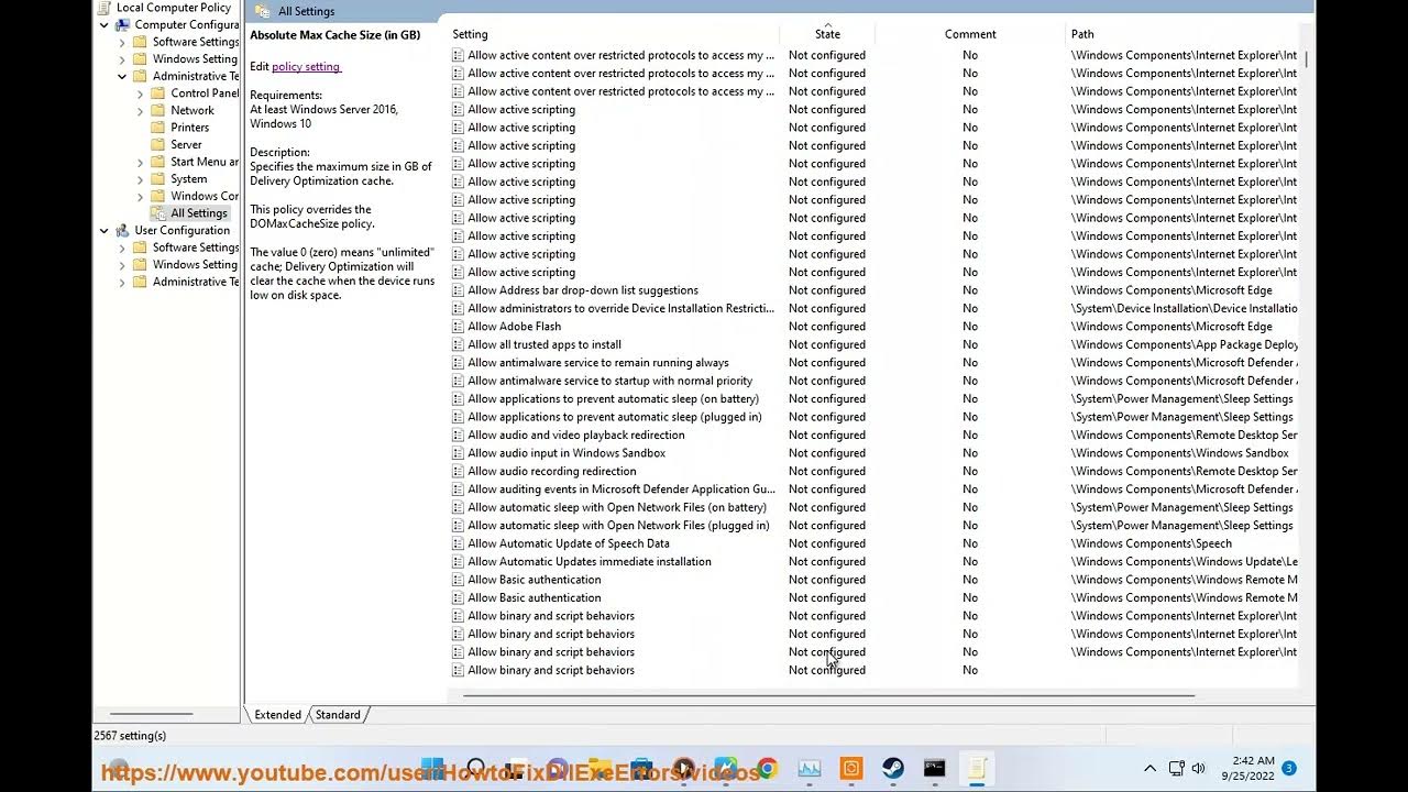 Repairfix Corrupted Local Group Policy In Windows 11 Youtube