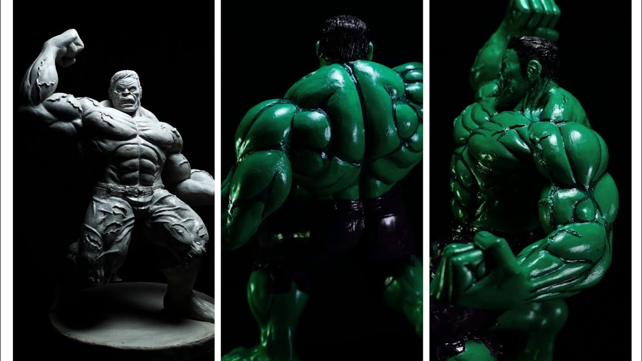 Hulk Handmade Clay Sculpture | Timelapse | #handmade #marvel - YouTube