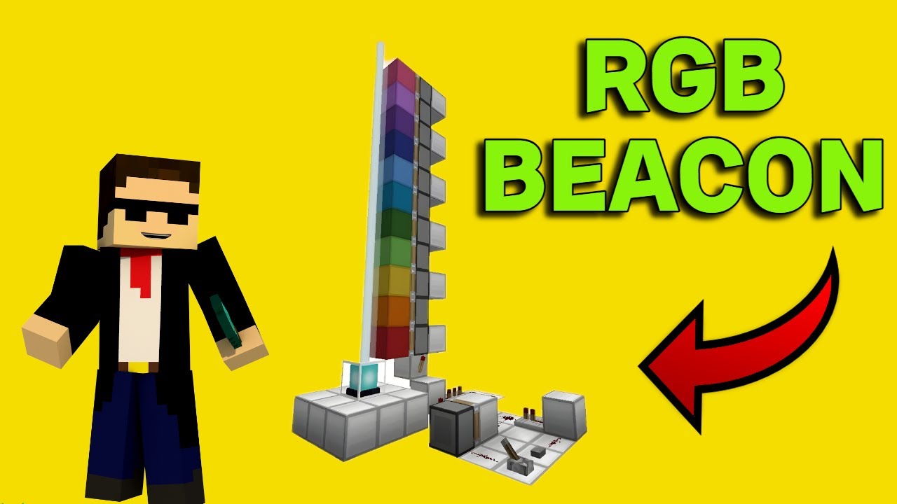 Rainbow Beacon in Minecraft | Tutorial 1.19.4 - YouTube