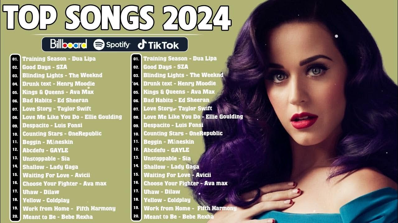 Top 40 Songs Of 2024- Best English Top Songs Playlist 2024 - Clean Pop Playlist 2024 - YouTube