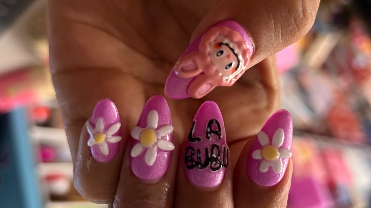 I MADE LABUBU NAILS! - YouTube