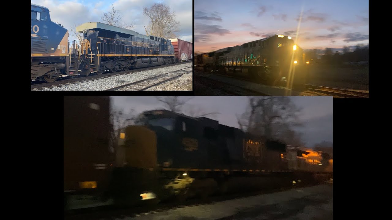 2 trains at Horse Cave + CSX 1827 + CSX 1776 awesome S5T + My most ...