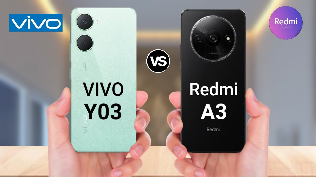 VIVO Y03 4G vs Redmi A3 4G - YouTube