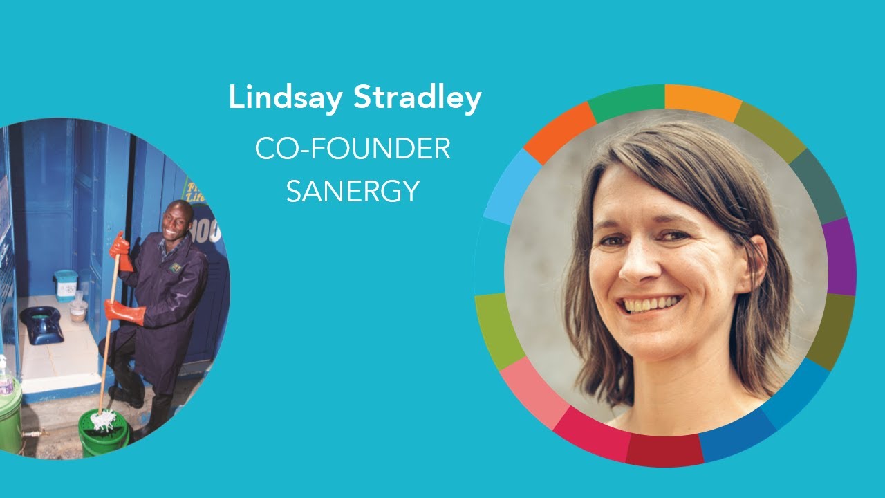 Lindsay Stradley, co-founder of Sanergy, presenting at Global ...