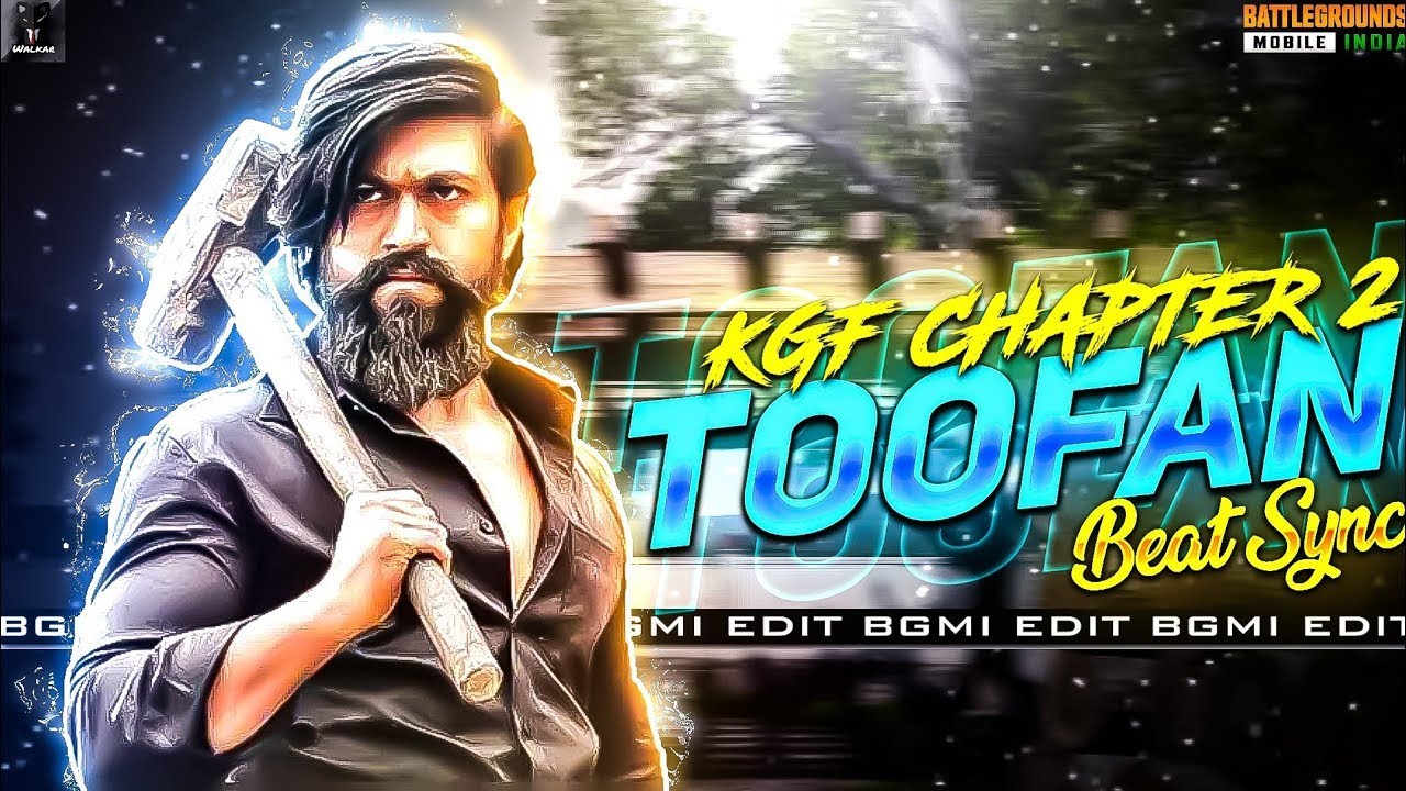 TOOFAN_KGF CHAPTER 2 || BGMI BEAT SYNC MONTAGE || FIRST MONTAGE ...