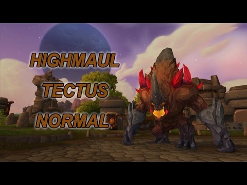 Highmaul: Tectus (Normal) Walkthrough - YouTube