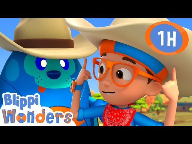 NEVER TRUST A COWBOY... 🌵 Unless it's Blippi and D.BO! | Blippi Wonders ...
