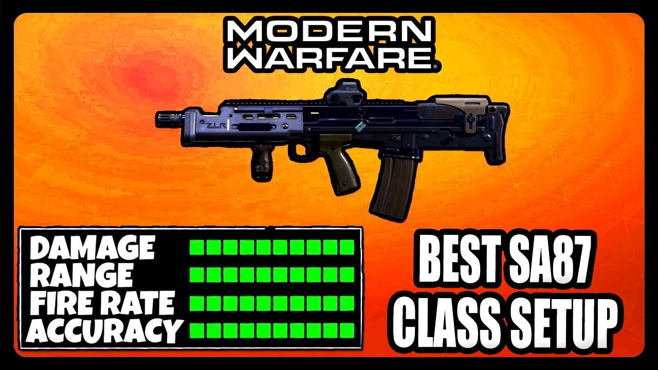 NEW OVERPOWERED SA87 CLASS SETUP IN MODERN WARFARE! BEST SA87 CLASS ...