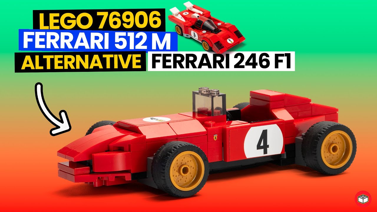 76906 FERRARI 512 M FERRARI 246 F1 - Lego Speed Champions Alternative ...