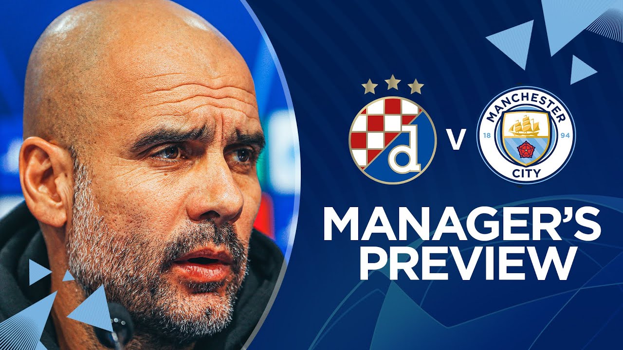 PRESS CONFERENCE | Pep Guardiola | Dynamo Zagreb v Man City - YouTube