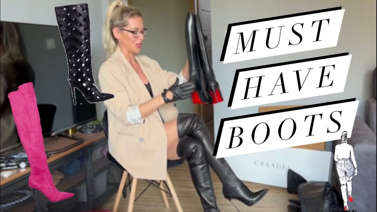 TOP 5 MUST HAVE BOOTS - YouTube