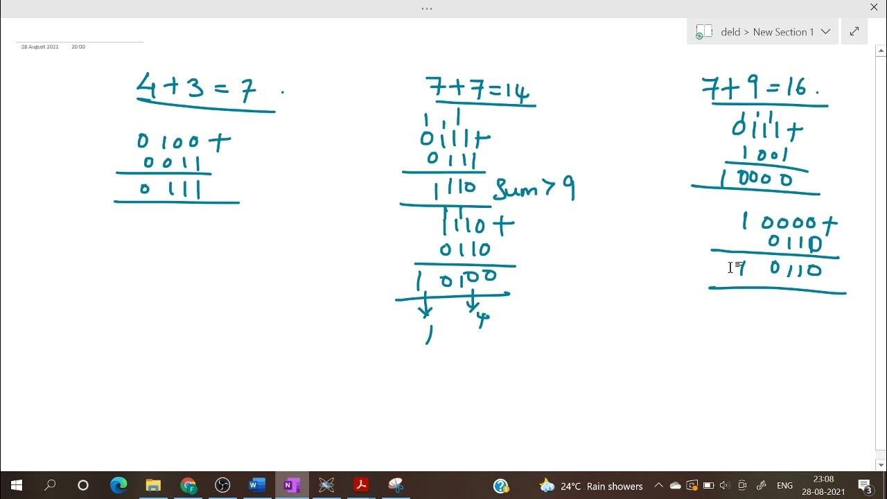 BCD ADDER IMPLEMENTATION USING PROTEUS SOFTWARE - YouTube