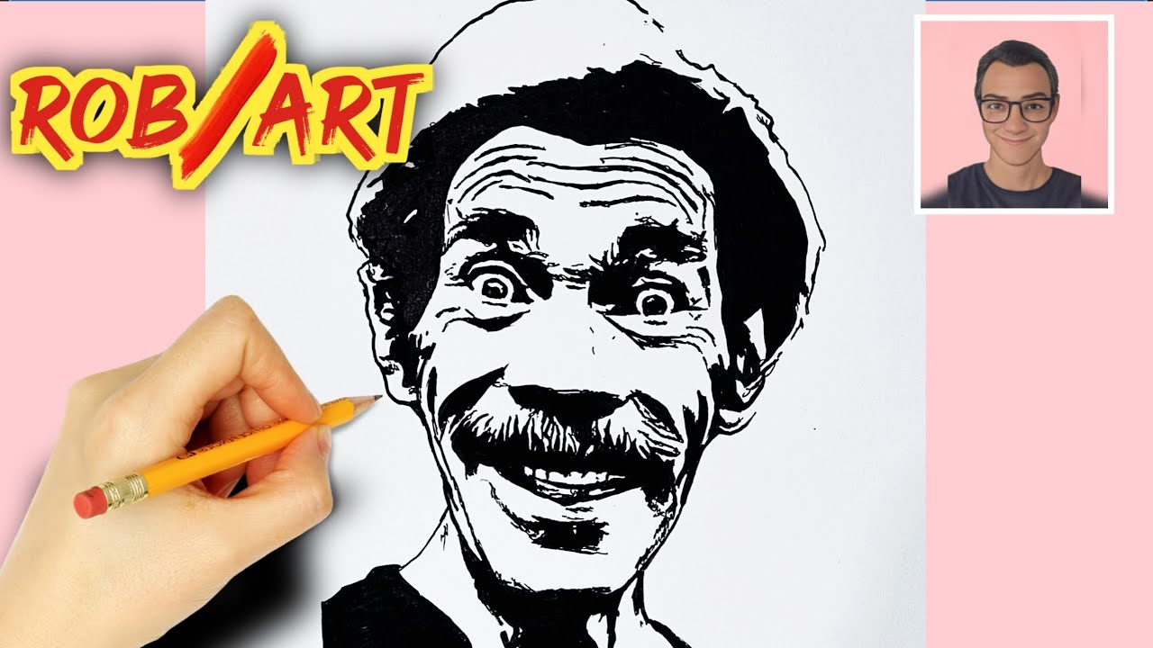 Desenhando Seu Madruga - How to draw Don Ramón - YouTube