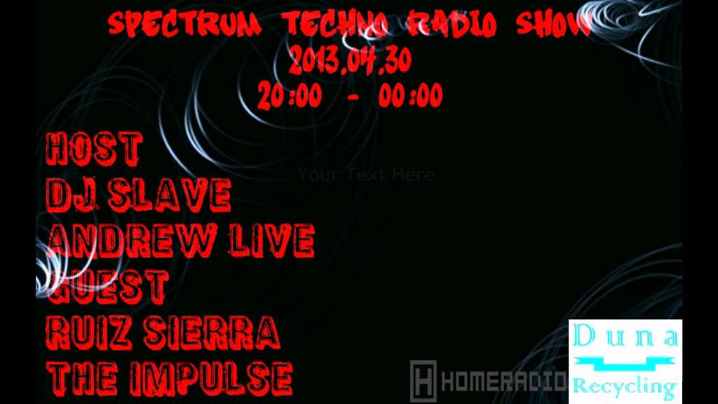 ANDREW LIVE [HUN] Spectrum Techno Radio Show # 14 Pt.1 - YouTube