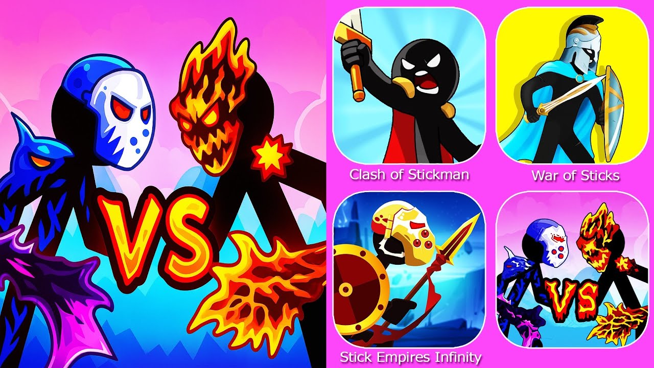 Stick Empires Infinity,Clash of Stickman Evolution,War of Sticks ...