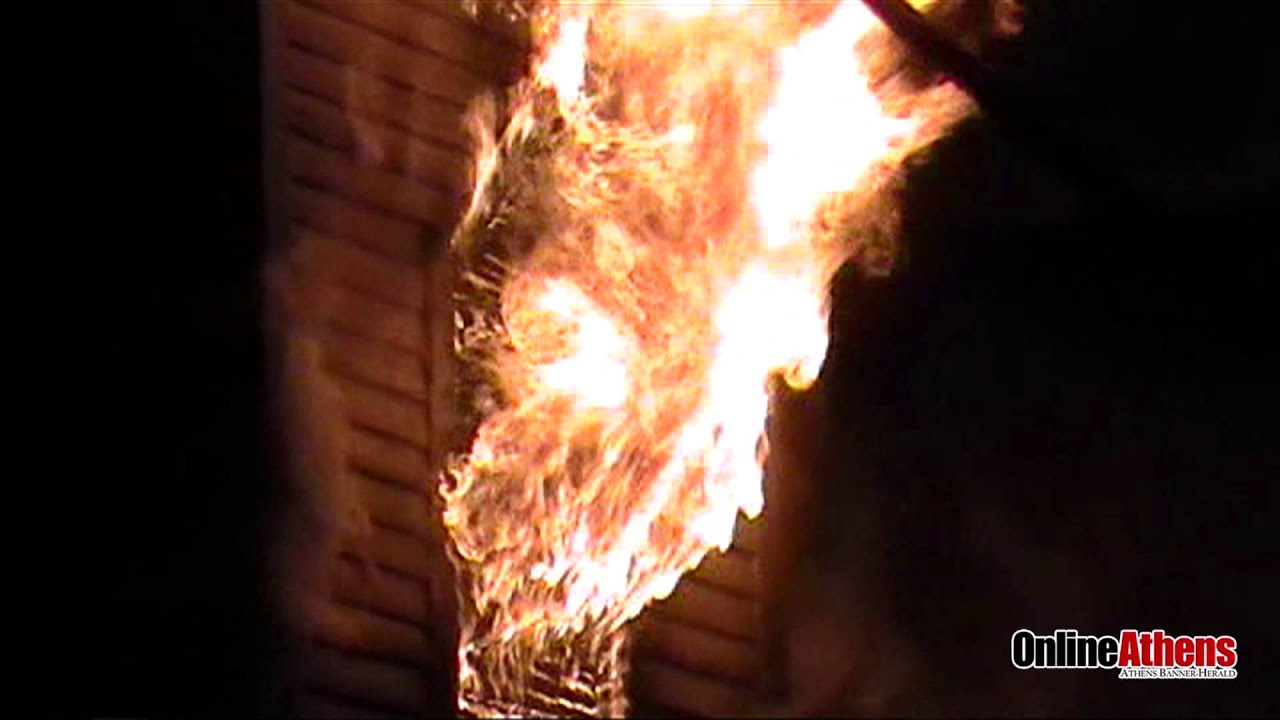 Oconee Street United Methodist Church Fire - YouTube