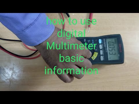 How To Use Digital Multimeter | Sanwa cd770 | Digital Multimeter | Urdu ...