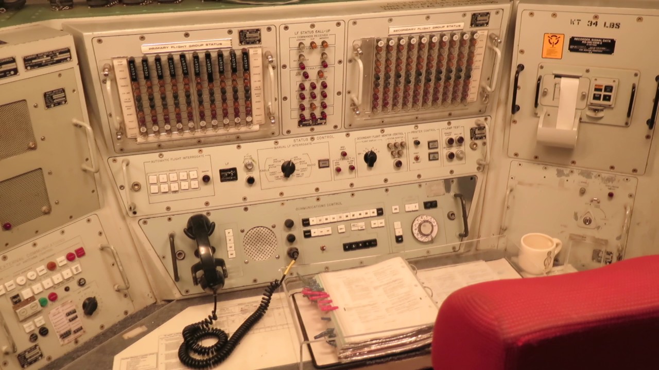 Ronald Reagan Minuteman Missile Site - Launch Console - YouTube