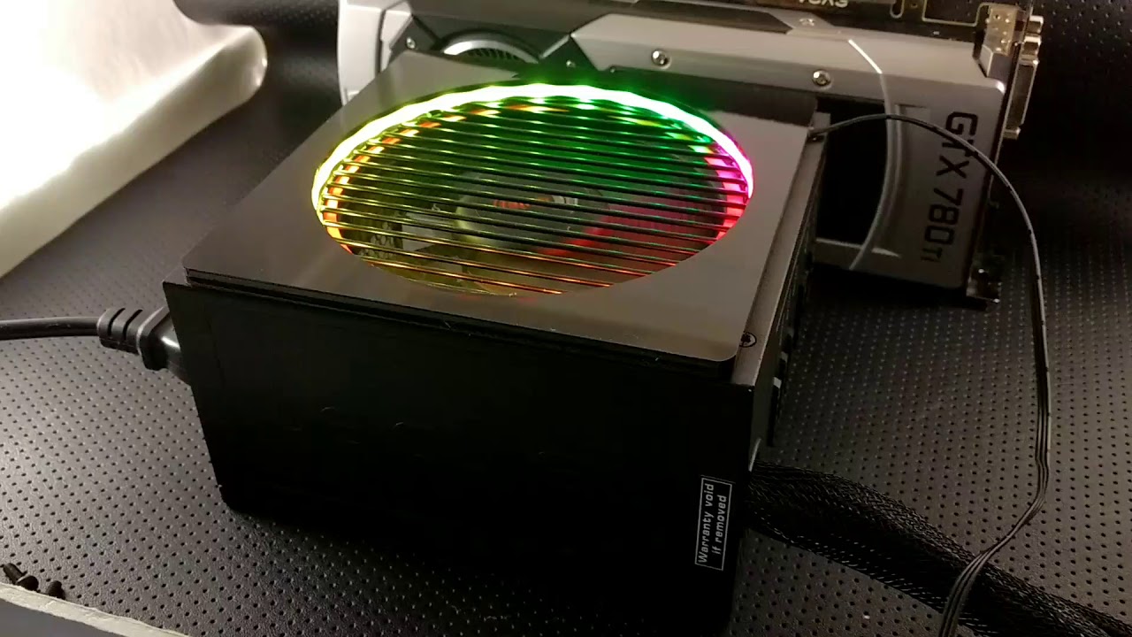 RGB PSU cover - YouTube